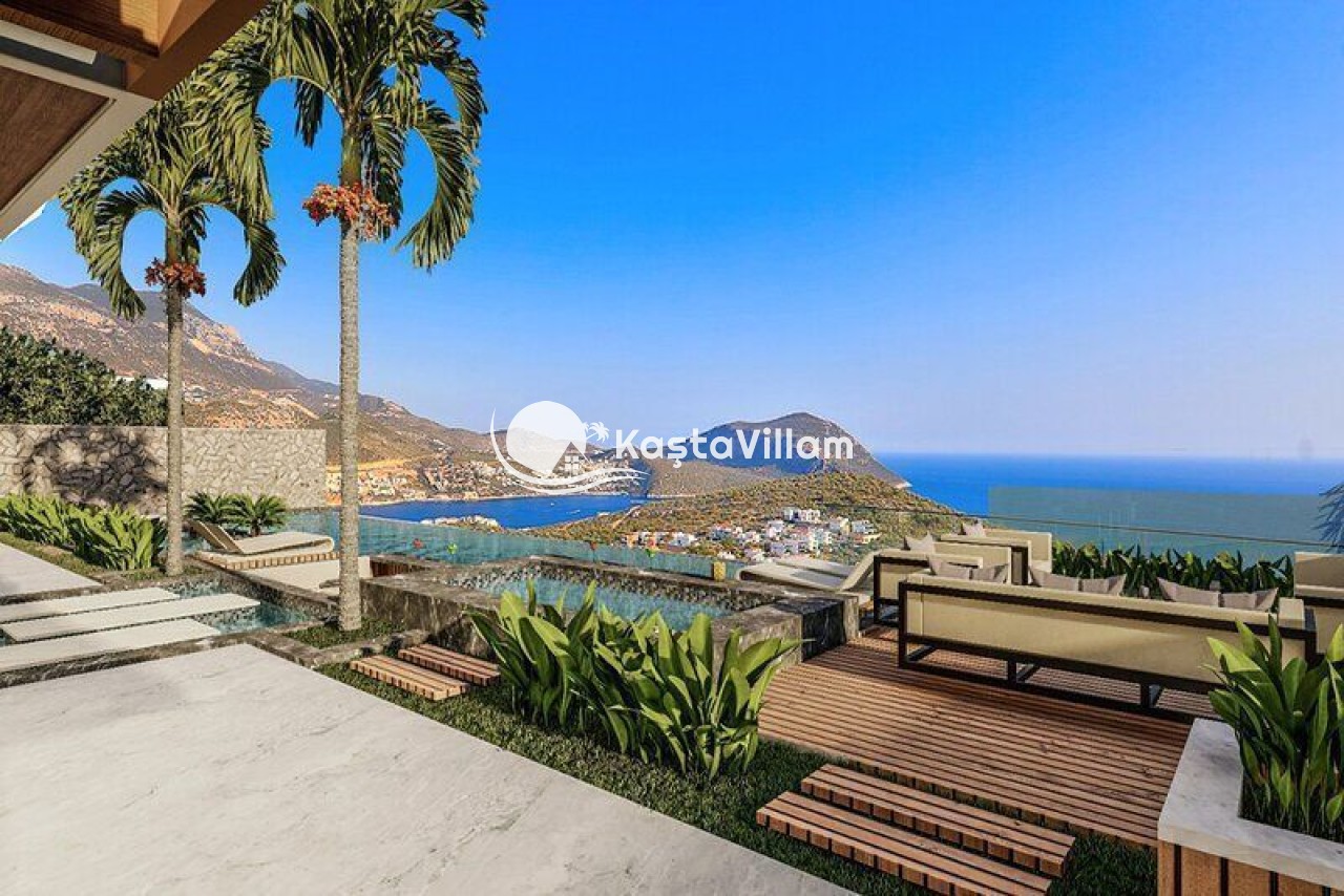 Villa Max View, Kalamar Koyu Kiralık Villa | Kaşta Villam